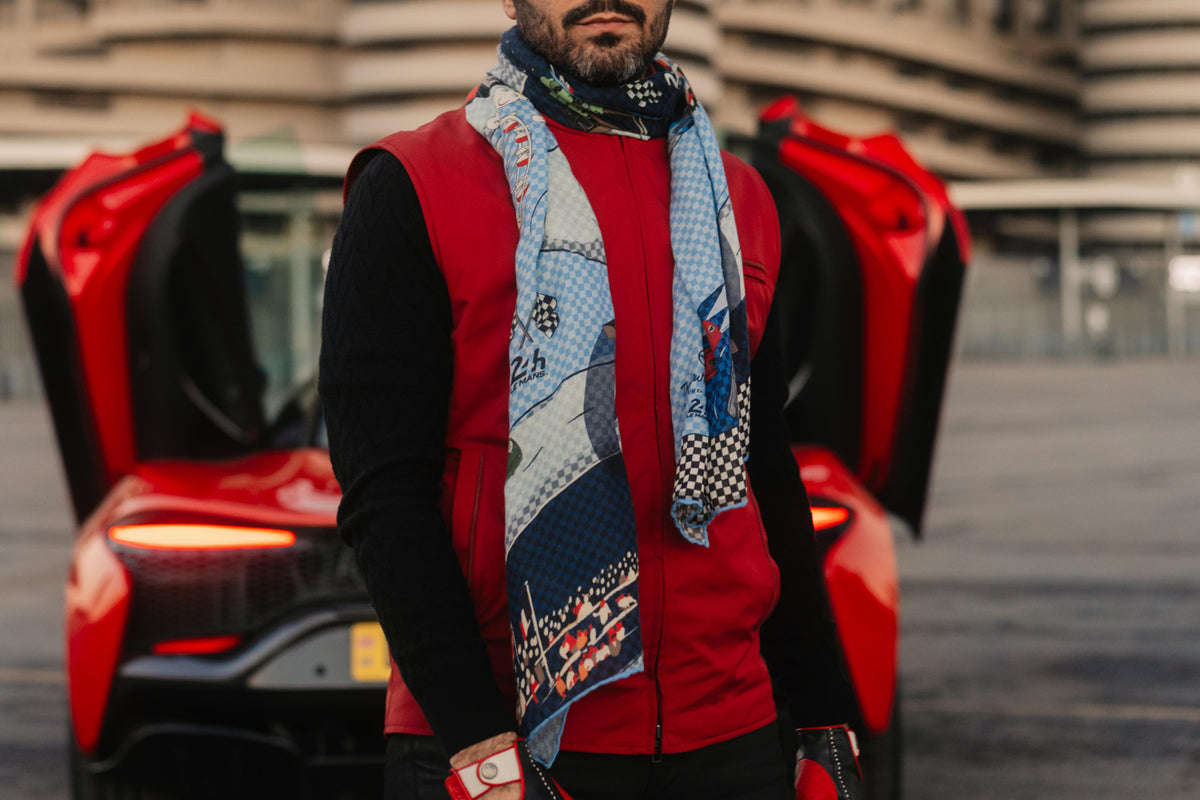 Wrap Yourself in the Artisanal Magic of the 24 Hours of Le Mans Scarf ...