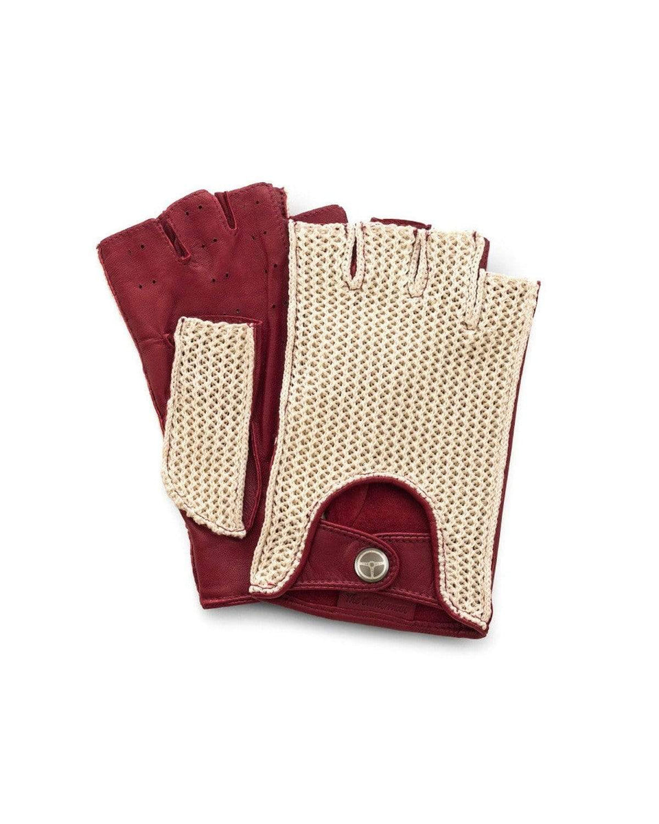 Heritage - Fingerless Stringback Driving Gloves - Red – THE OUTLIERMAN