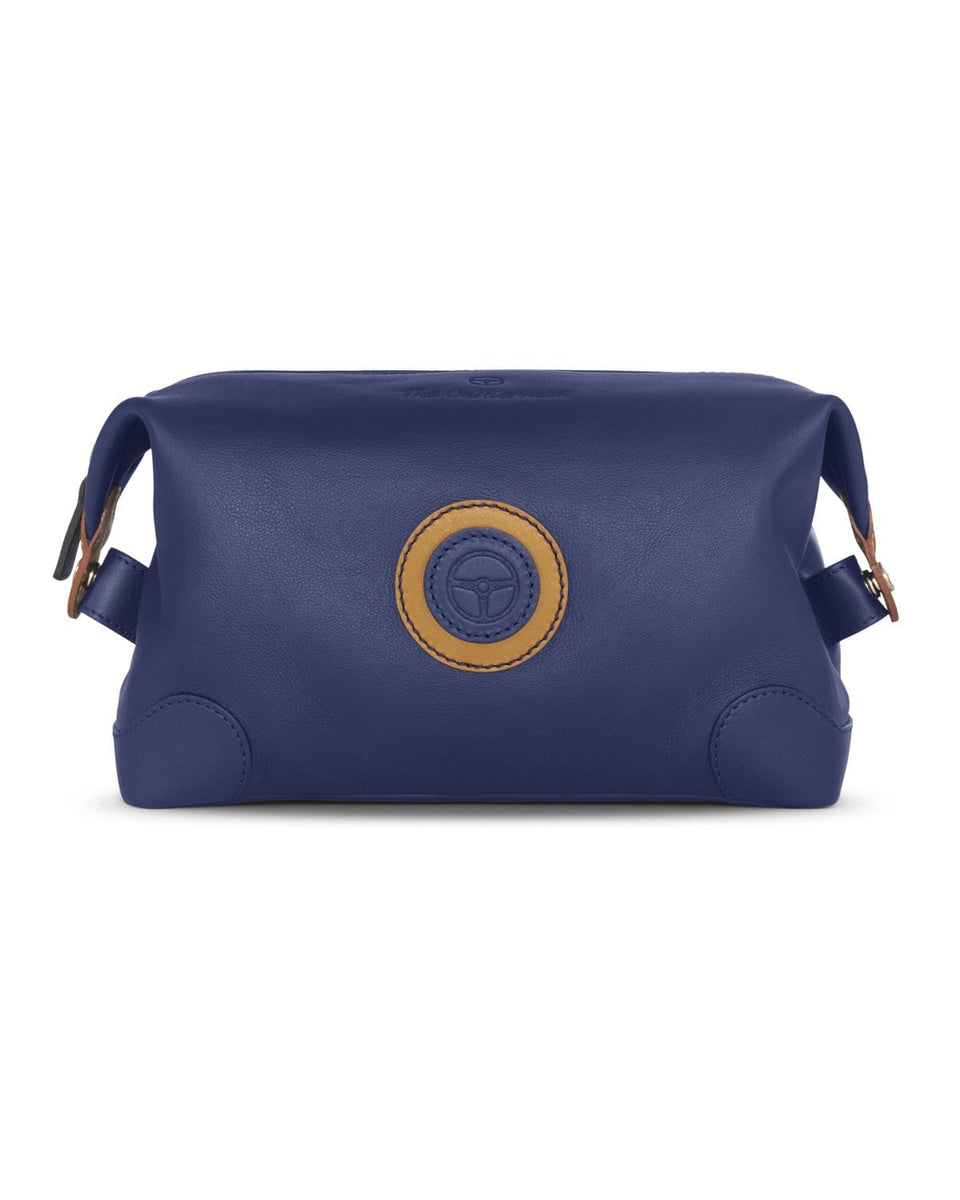 Globetrotter - Full-grain Leather Travel Case - Blue/Tan – THE OUTLIERMAN